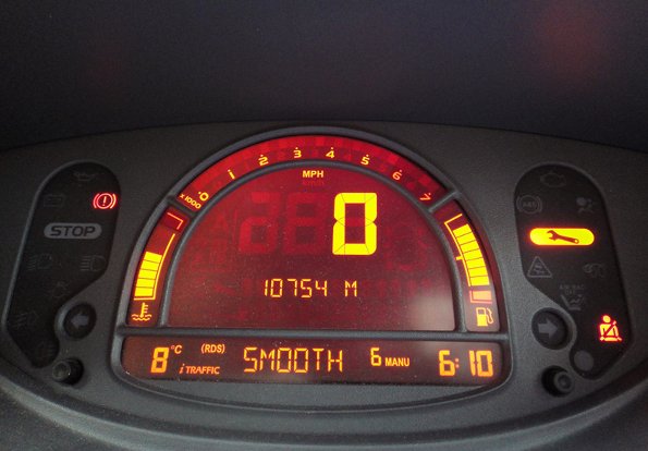Renault Modus Car Warning Lights